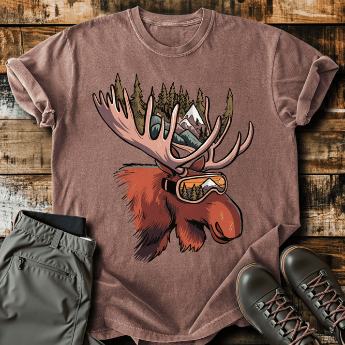 Rad Moose T-shirt – Sloth Hiking Club