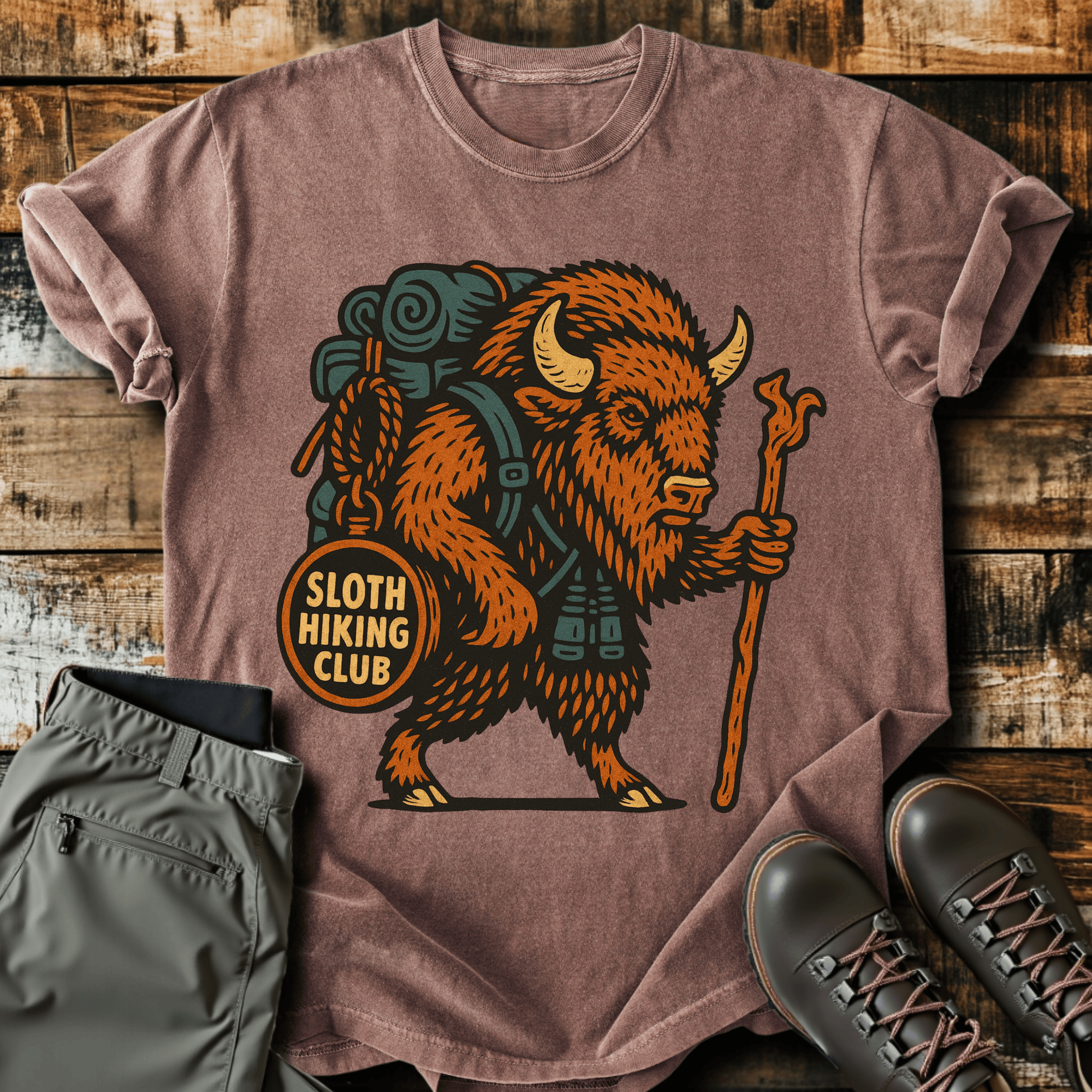 Strong Hiker T-Shirt – Sloth Hiking Club
