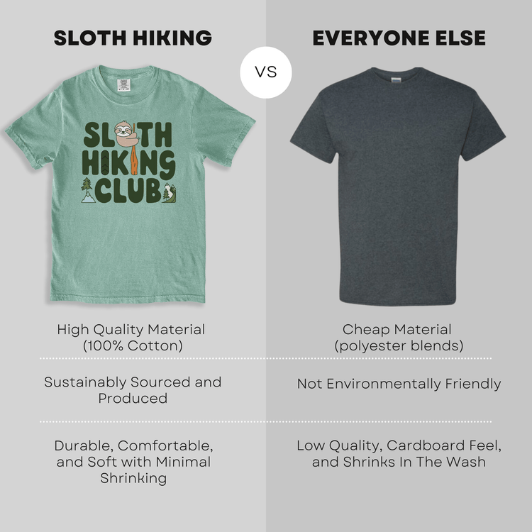 Sunrise Pines T-shirt – Sloth Hiking Club